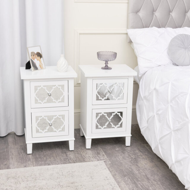 Ajay 4 Drawer Bedside Table by Wayfair | ufurnish.com