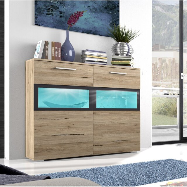 Huebner 2 Drawer Combi Chest by Wayfair | ufurnish.com