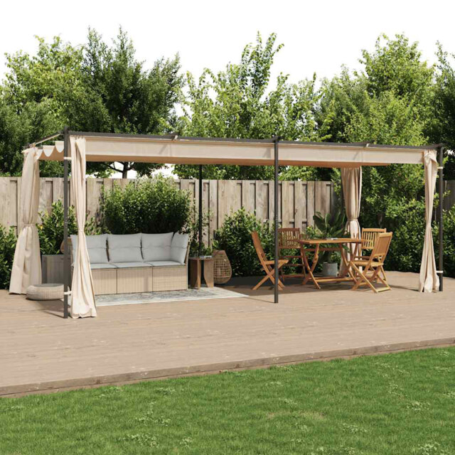 Checkers 6m x 3m Steel Patio Gazebo by Wayfair | ufurnish.com