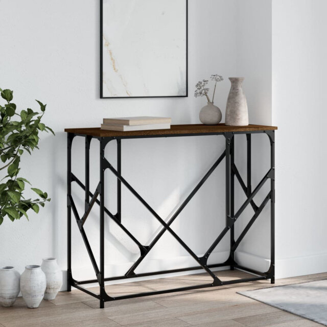 Vidaxl Console Table Sonoma Oak 100X40x80 Cm Engineered Wood by Wayfair ...