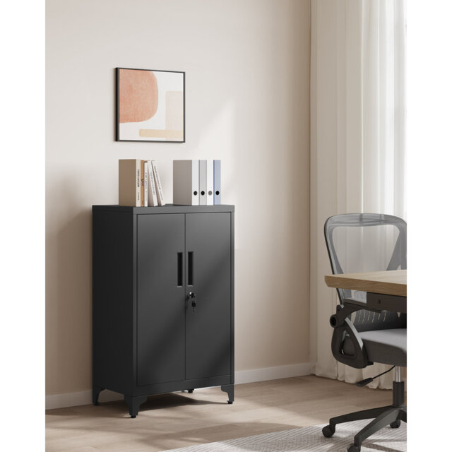 File Cabinet, Multipurpose Garage Cabinet, Office Cabinet With 2 Doors ...