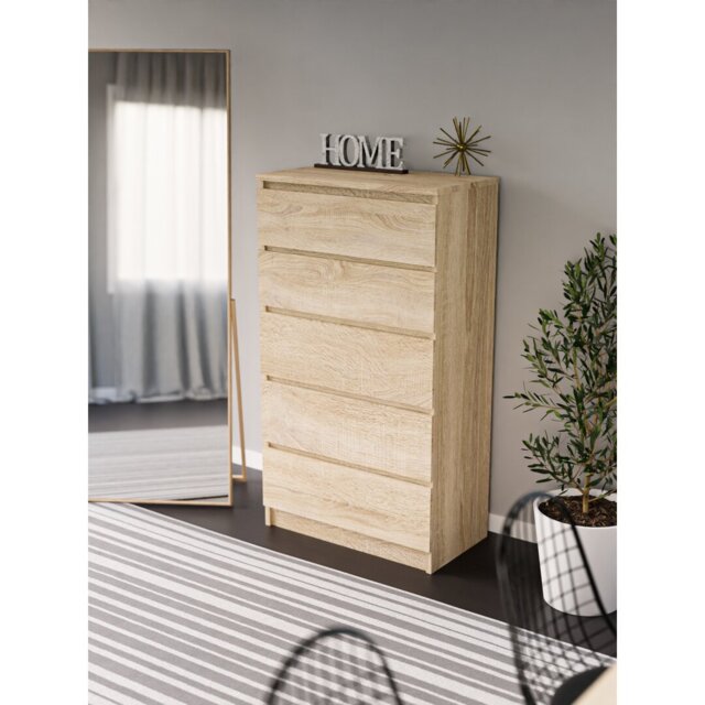 Hartmut 5 Drawer 70Cm W Chest Of Drawers by Wayfair | ufurnish.com