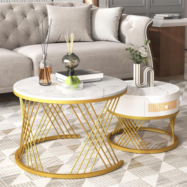 Rosalie Frame Coffee Table with Storage by Wayfair | ufurnish.com