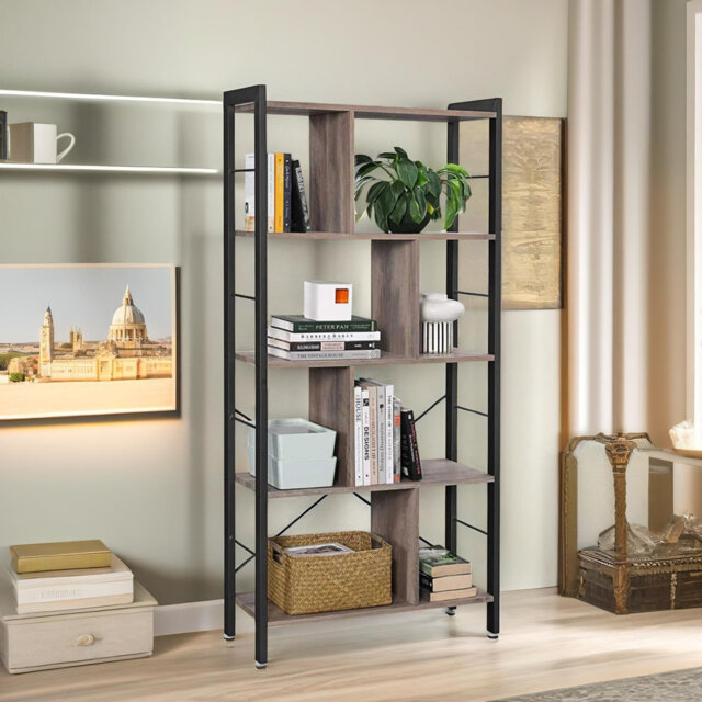 4 Tier Bookcase Display Stand Divider by Wayfair | ufurnish.com