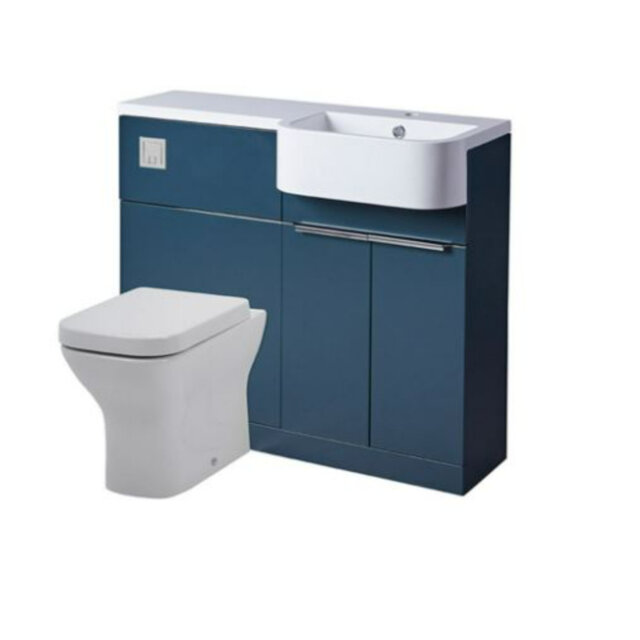 Match 1000mm Combined Vanity Unit with Toilet Included by Wayfair ...