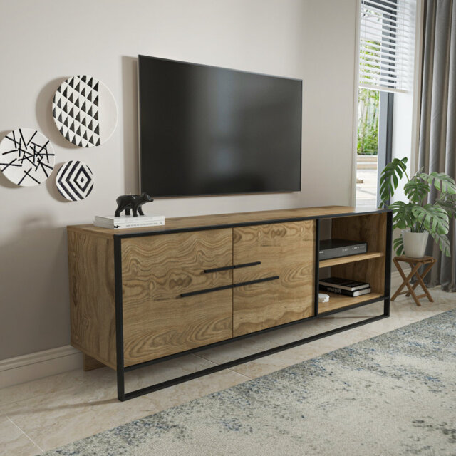 "Polka Modern TV Stand TV Unit for TVs up to 70""" by Wayfair ...