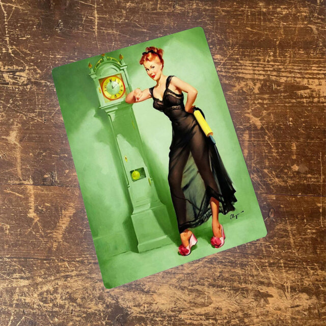 Pinup Girl Clock Metal Wall Décor by Wayfair | ufurnish.com