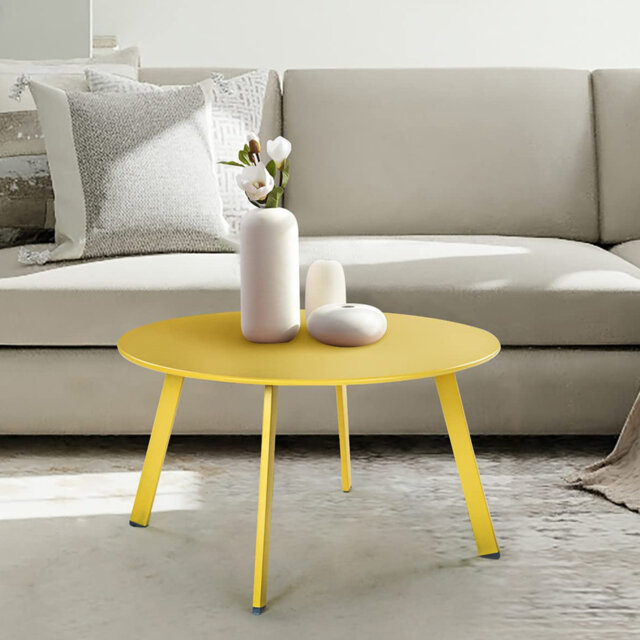 Badarish Round 70Cm L Outdoor Side Table by Wayfair | ufurnish.com