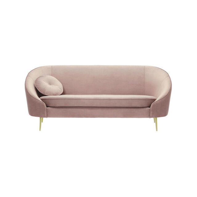 Kooper 3 Seater Velvet Sofa by Wayfair | ufurnish.com