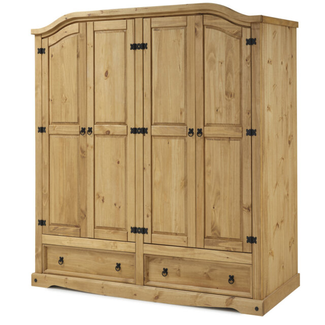 Faywood 4 Door Wardrobe by Wayfair | ufurnish.com