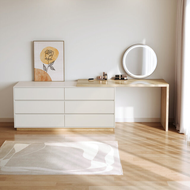 Expandable Dressing Table for Bedroom by Wayfair | ufurnish.com