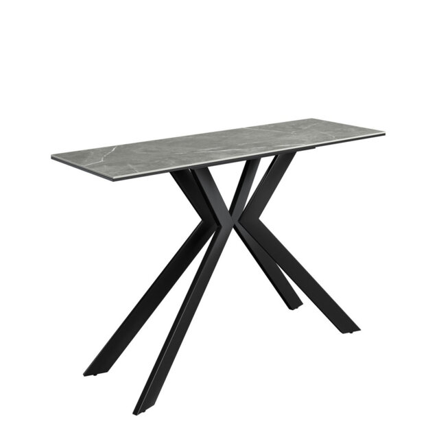Matte Grey Ceramic Console Table by Wayfair | ufurnish.com