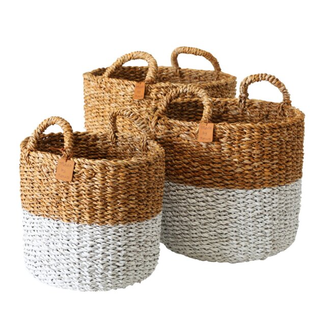 Seagrass 3 Piece Basket Set by Wayfair | ufurnish.com