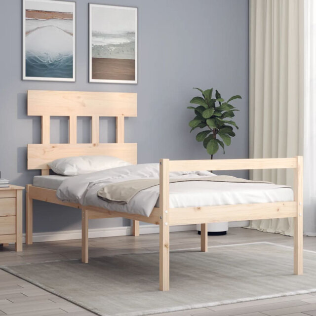 Jerod European Double (140 X 200cm) Solid Wood Bed by Wayfair ...