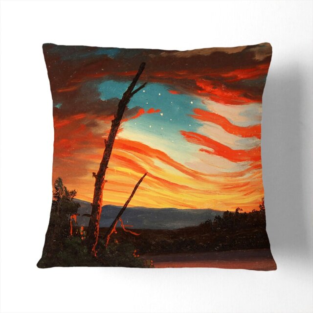 Our Banner in the Sky by Frederic Edwin Church Scatter Cushion with ...