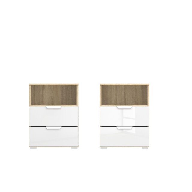 Aditio 2 Drawer Bedside Table by Wayfair | ufurnish.com