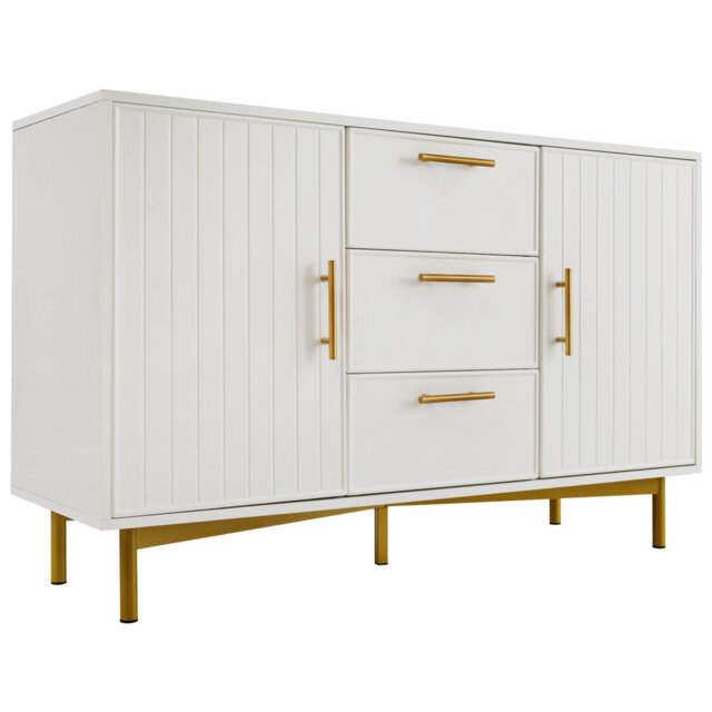 Aniwa 120 Cm Wide 3 Drawer Sideboard by Wayfair | ufurnish.com