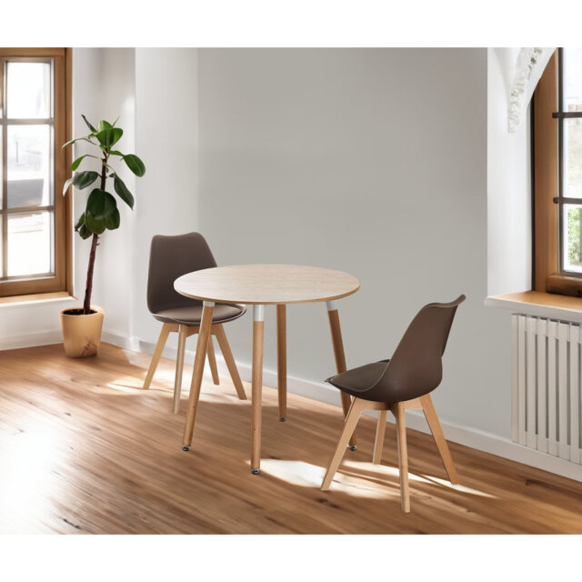 Franconia 2 Person Dining set - a Round Plastic Dining Table with ...