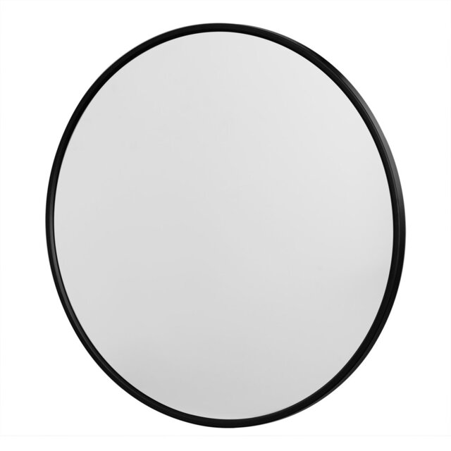Round Wall Mirror, 70Cm Bathroom Mirror Wall Mounted High Definition ...