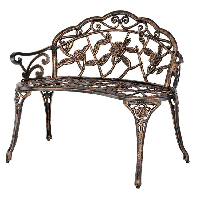 Cast Aluminium Garden Bench by Wayfair | ufurnish.com