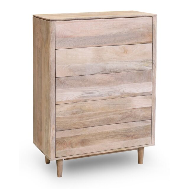 Ruger 5 Drawer 85cm W Solid Wood Chest of Drawers by Wayfair | ufurnish.com