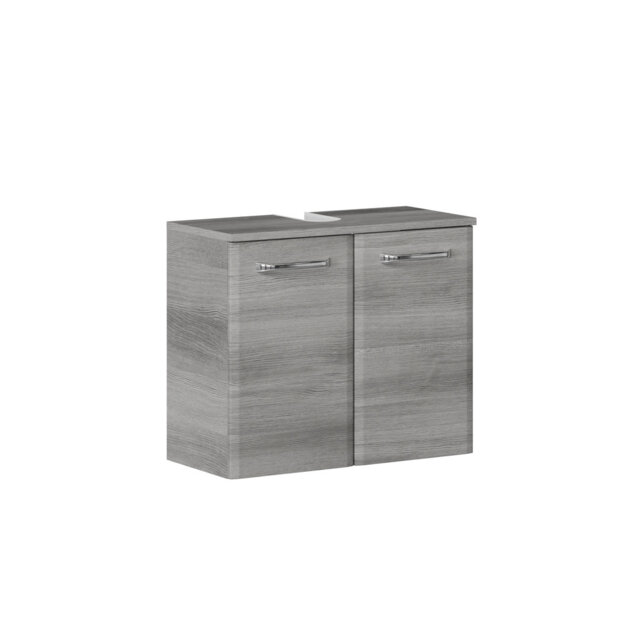 Quickset 928 60cm Single Bathroom Vanity Base Only in Replica Graphite ...