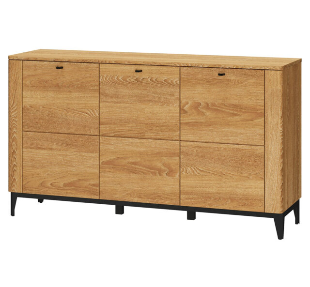 Eastmont Manufactured + Solid Oak Wood 3-Door Sideboard by Wayfair ...