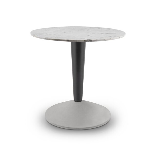 Beltz 80cm Genuine Marble Pedestal Dining Table by Wayfair | ufurnish.com