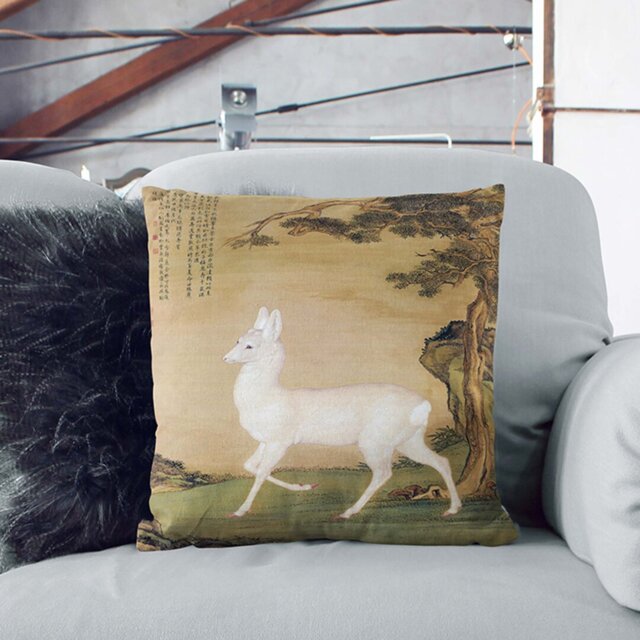 Roe Deer by Lang Shining Cushion with Filling by Wayfair | ufurnish.com