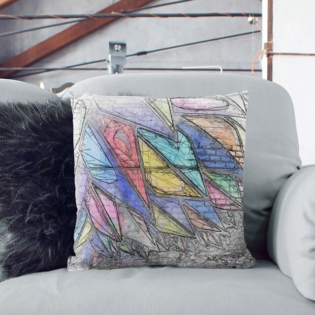Sharp Edges Cushion with Filling by Wayfair | ufurnish.com