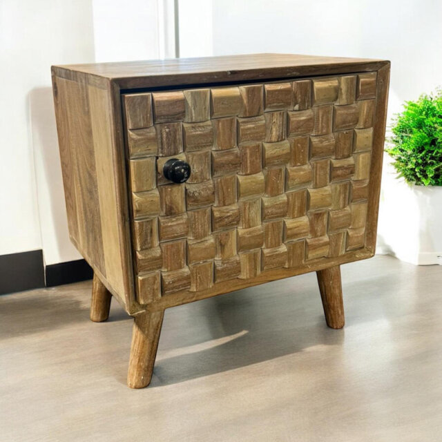 Solid Wooden Bedside Table by Wayfair | ufurnish.com
