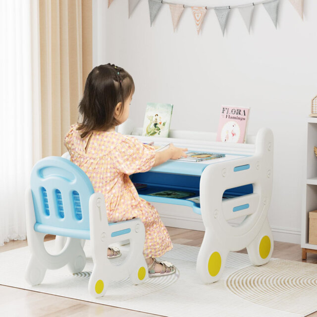 Children's Table And Chairs Set, Children's Drawing Table And Chair Set ...