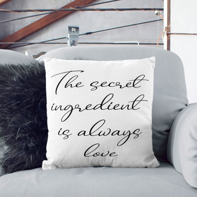 The Secret Ingredient Scatter Cushion by Wayfair | ufurnish.com