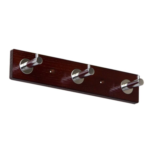 Hoehne Solid Wood 3 - Hook Wall Mounted Coat Rack by Wayfair | ufurnish.com