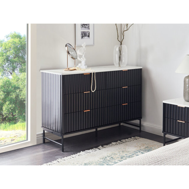 Demetrica Iron 6 - Drawer Rectangle Accent Chest by Wayfair | ufurnish.com