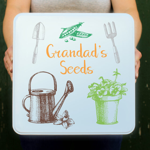 Personalised Seed Box, Tin by Wayfair | ufurnish.com