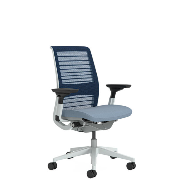 Think Ergonomic Office Chair With LiveBack Lumbar Support, 4D Armrests ...