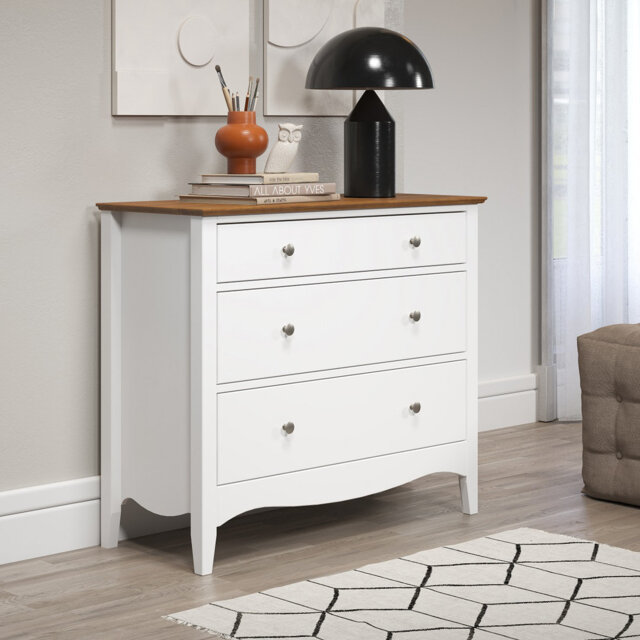 Delrick 3 - Drawer Chest of Drawers by Wayfair | ufurnish.com