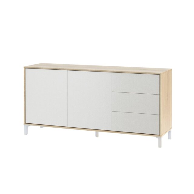 Highboard Concord, Modern Sideboard With 2 Doors, 3 Drawers, Living ...