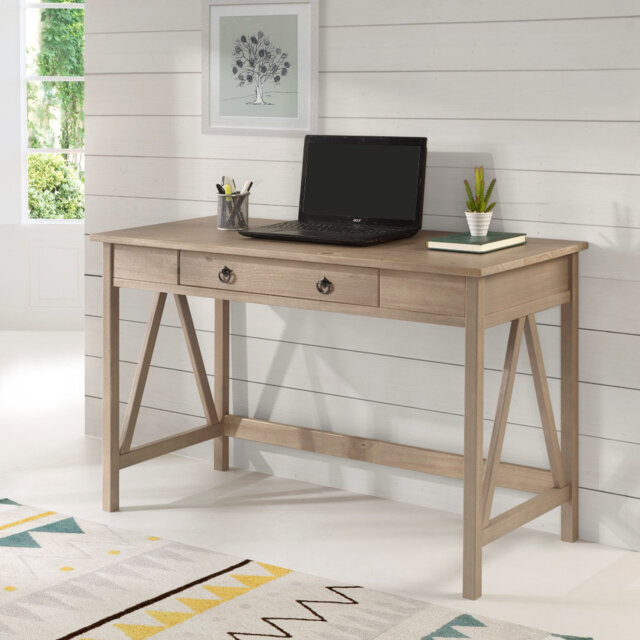 Gable 117Cm W Rectangular Writing Desk by Wayfair | ufurnish.com