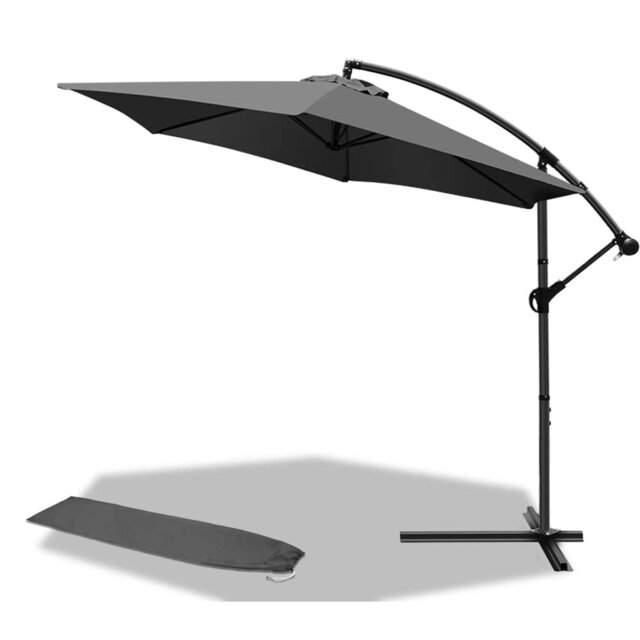 300cm cantilever parasol, parasol with crank mechanism, crank parasol ...