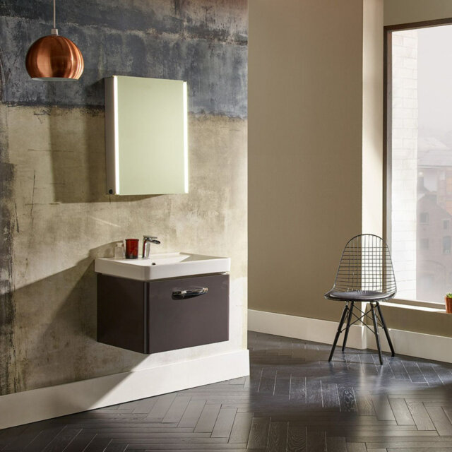 Compass 600mm Wall Hung Single Vanity Unit by Wayfair | ufurnish.com