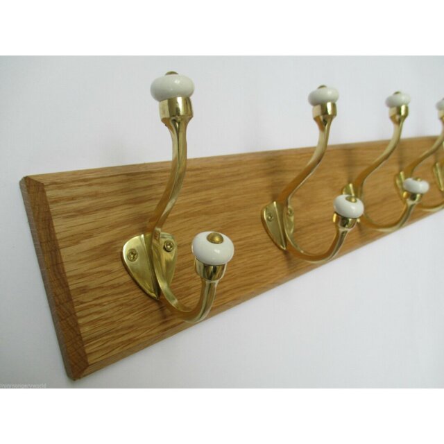 Solid Wood 3 - Hook Wall Mounted Coat Rack by Wayfair | ufurnish.com