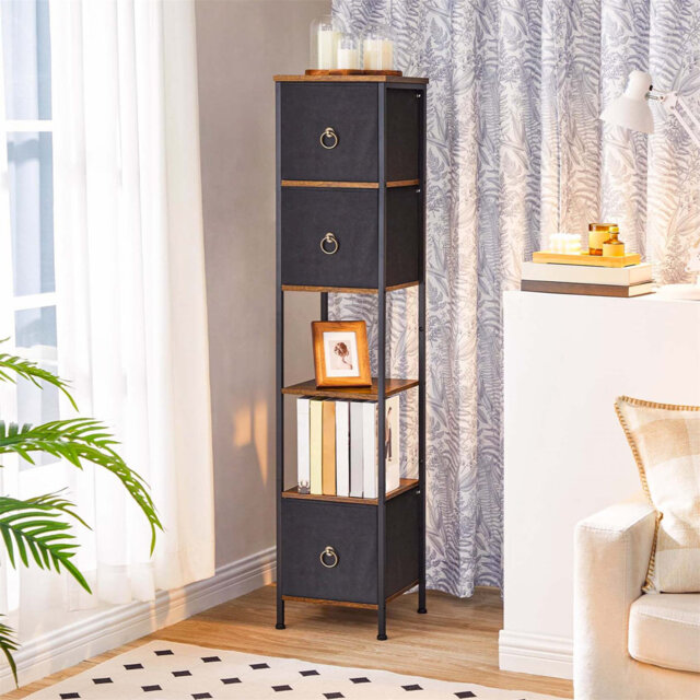 Aadhith Freestanding Linen Cabinet by Wayfair | ufurnish.com