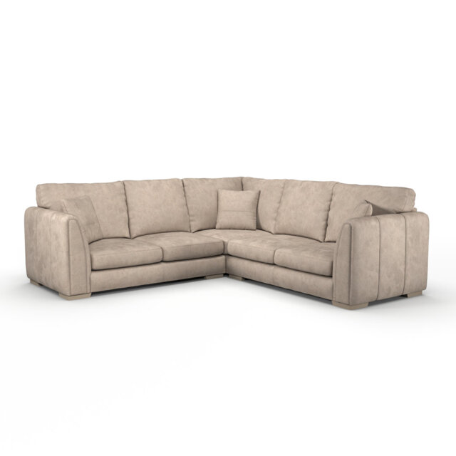 Bablu 5 Seater Faux Leather Corner Sofa by Wayfair | ufurnish.com