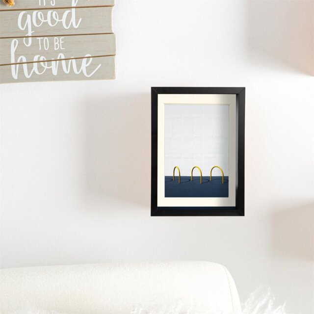 "Nicola Spring - 5"" x 7"" 3D Deep Box Photo Frame - 4"" x 6"" Mount ...