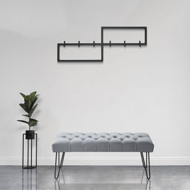 Leray Steel 6 - Hook Wall Mounted Coat Rack by Wayfair | ufurnish.com