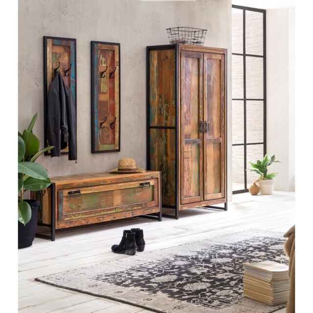 Saxon Solid Wood Hall Tree with Shoe Storage by Wayfair | ufurnish.com