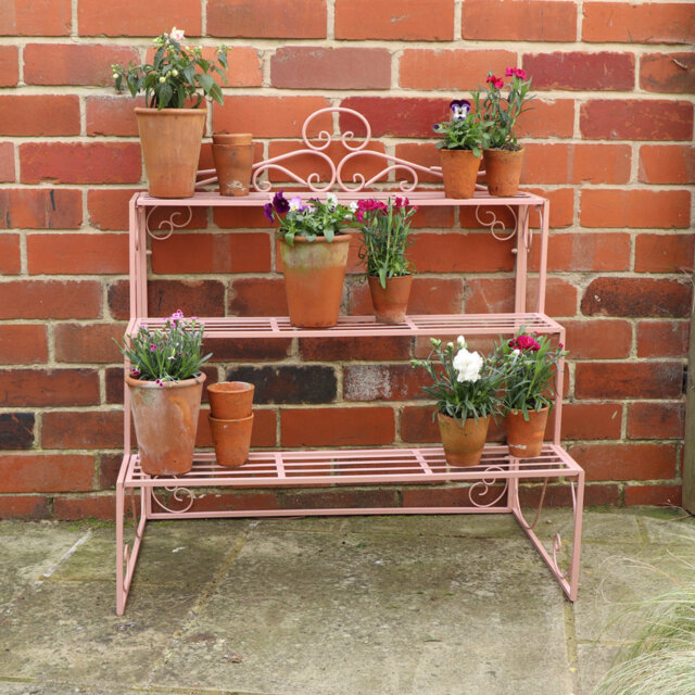 Metal Three Tier Plant Stand by Wayfair | ufurnish.com