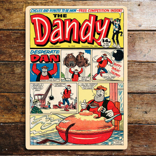 Dandy Desperate Dan Comic Cover Wall Décor by Wayfair | uFurnish.com